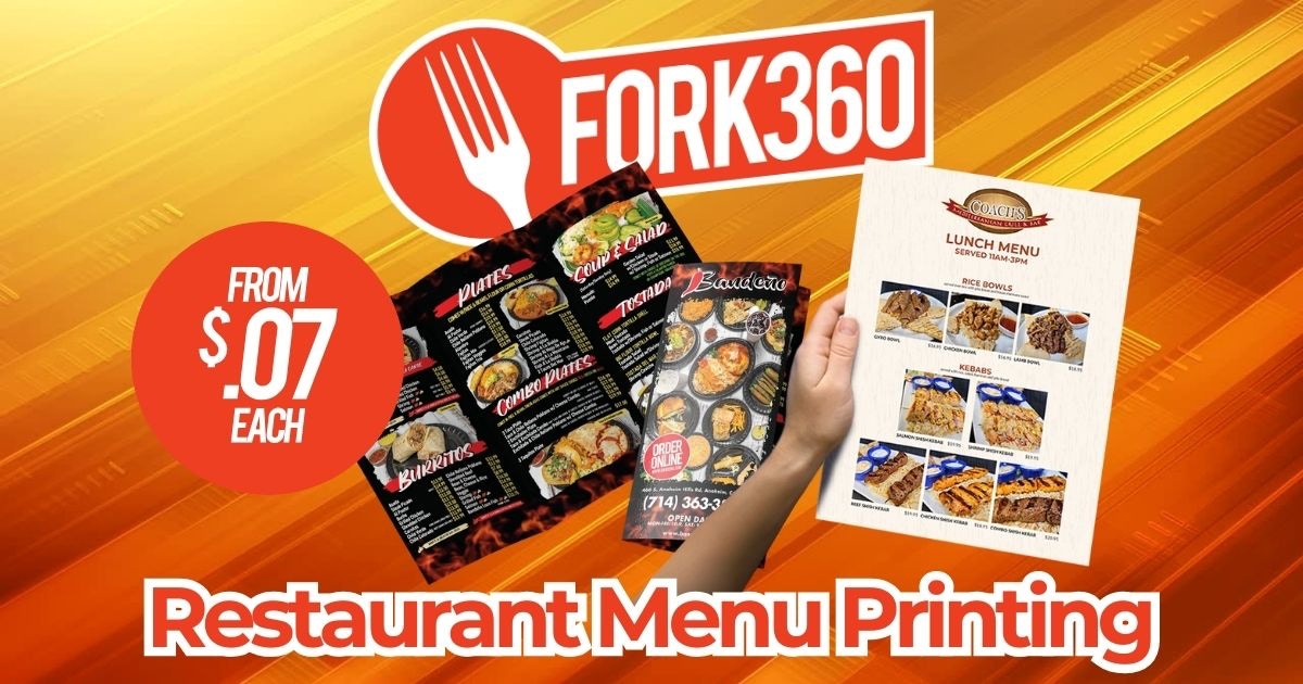 Efficient Restaurant Printing Services | Fork360